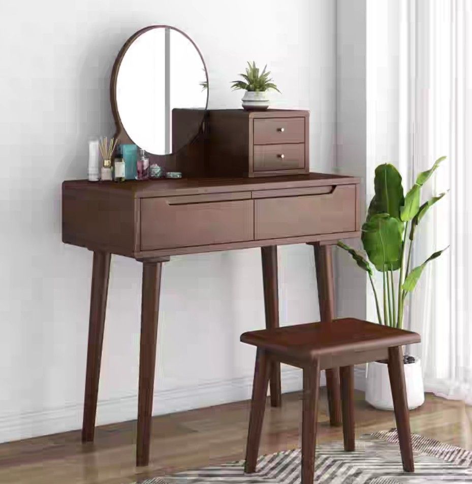 ShazX Solid wood Dressing Table Set | Onlookers Art